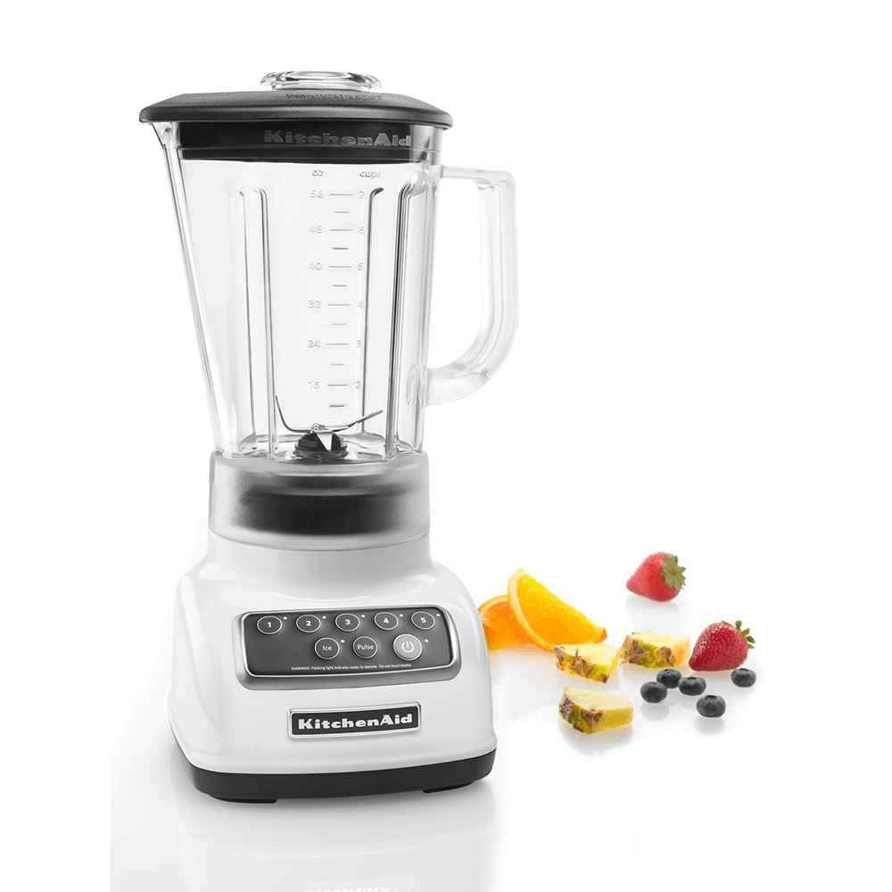 Licuadora KitchenAid de 5 Velocidades Blanca - Compra Cierta