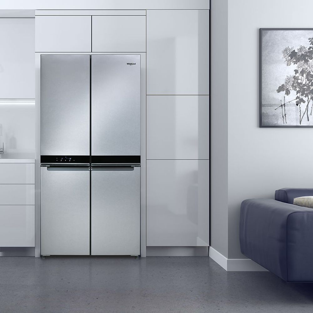 Nevecón Whirlpool French Door 592 L Acero Inoxidable - WRQ551SNJZ ...